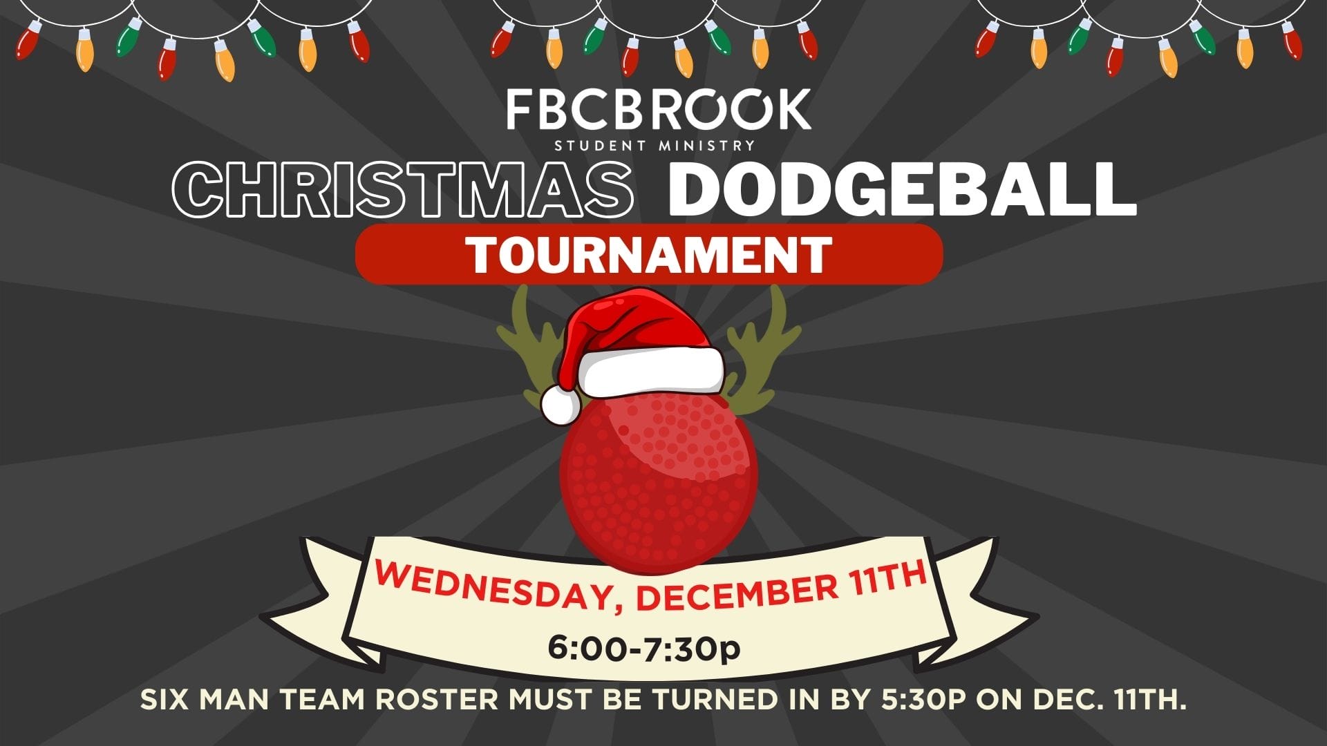 Student Christmas Dodgeball Tournament - First Baptist Church Brookhaven